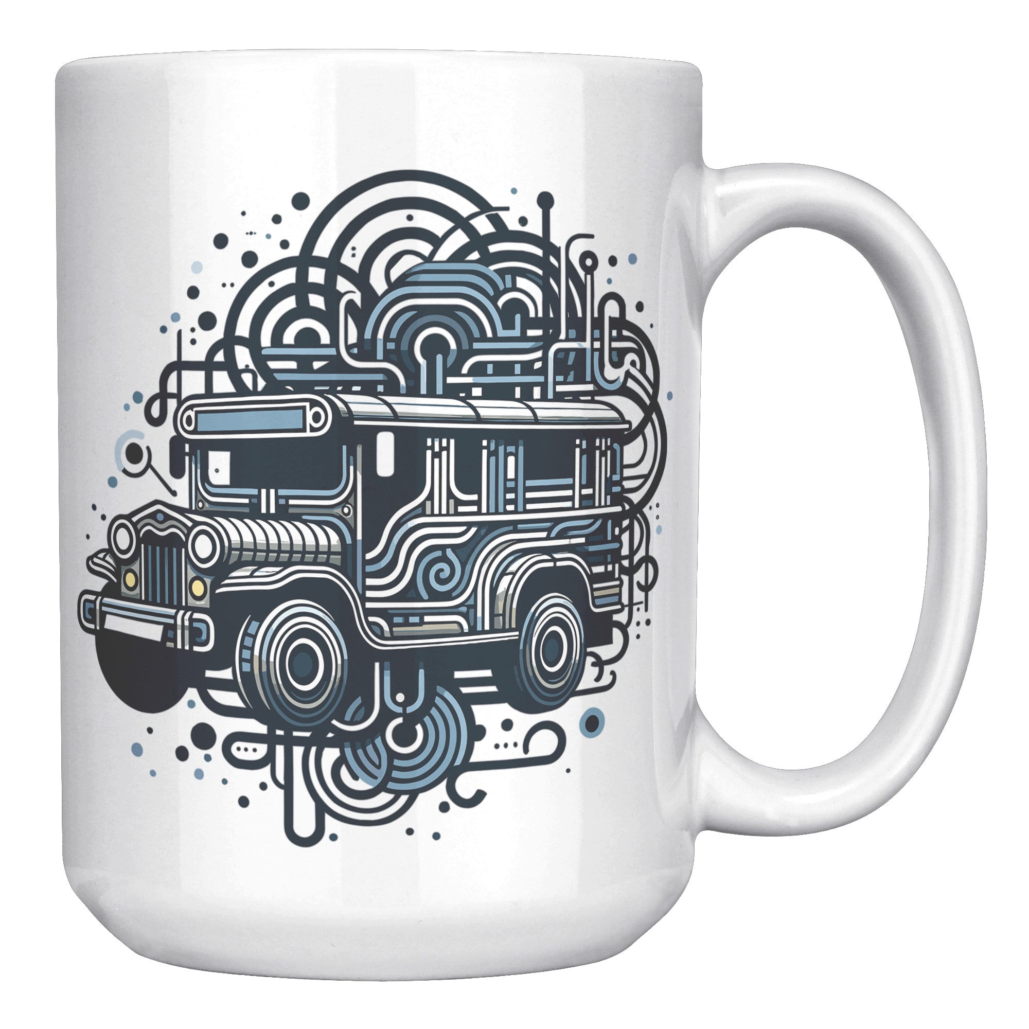 Iconic Jeepney Coffee Mug - Celebrate Filipino Culture - Unique Philip ...