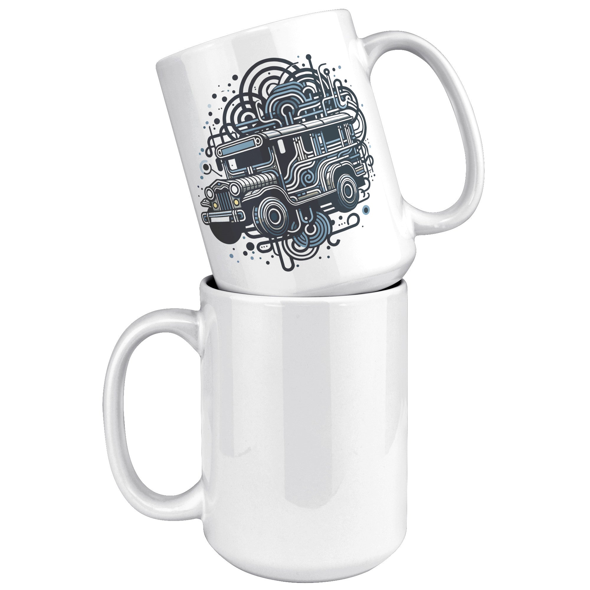 Iconic Jeepney Coffee Mug - Celebrate Filipino Culture - Unique Philip ...