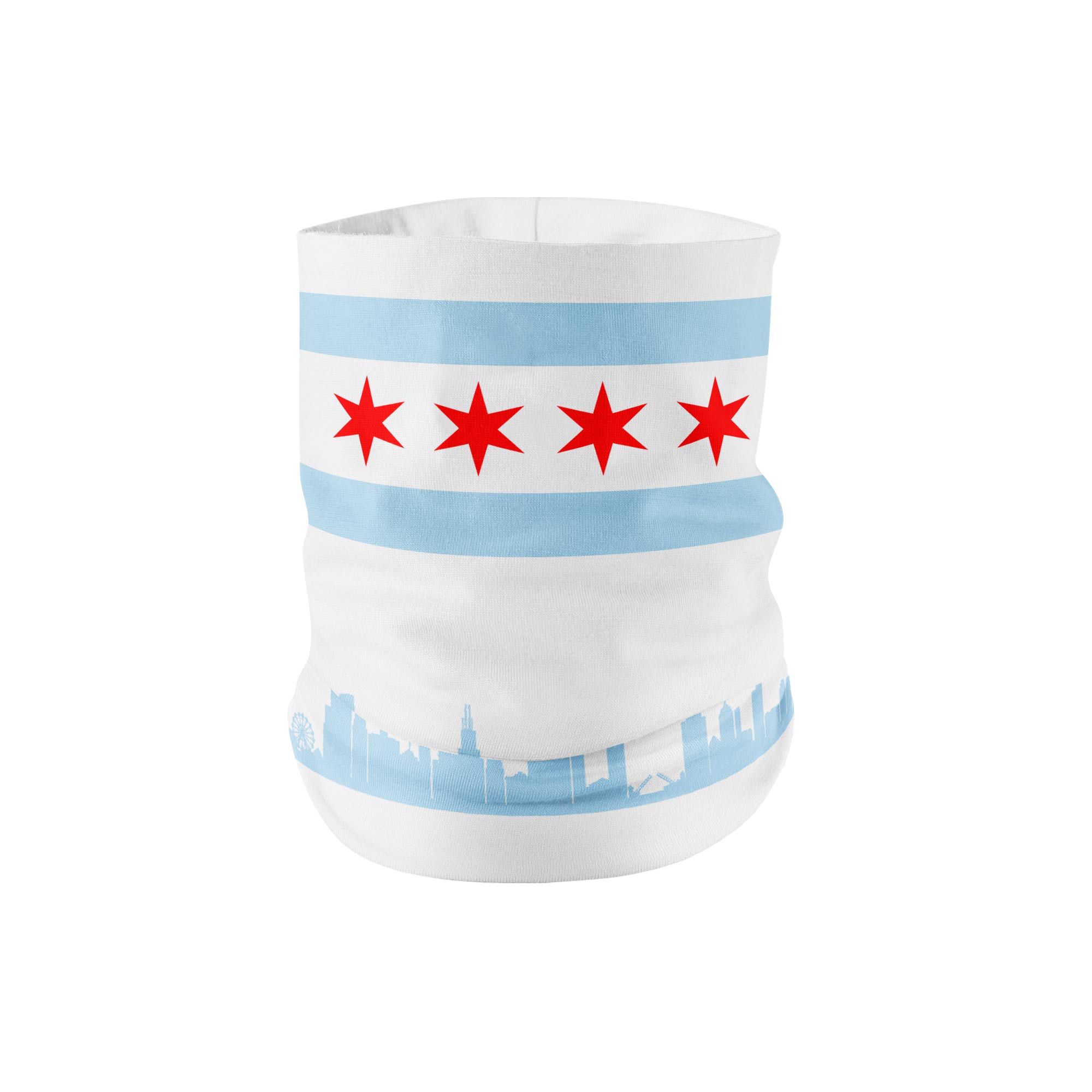 Chicago Neck Gaiter - White – My E Three